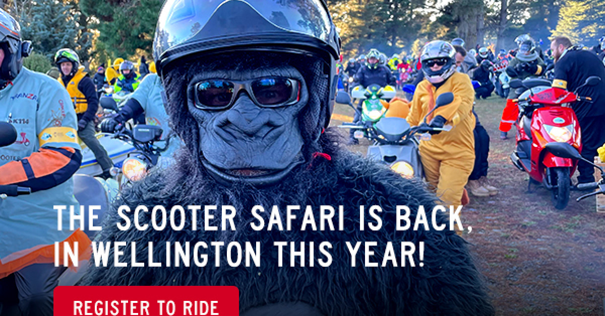 Cancer Society NZ — 170 scooters tackle Remutaka Ranges for cancer