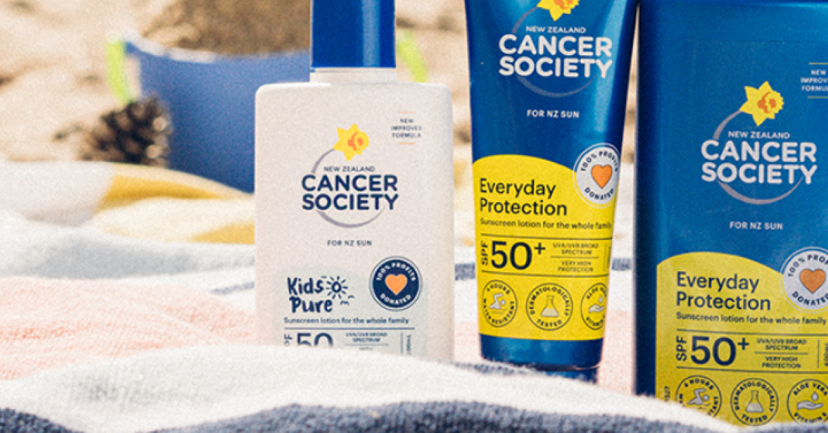 Cancer Society NZ — Sunscreen
